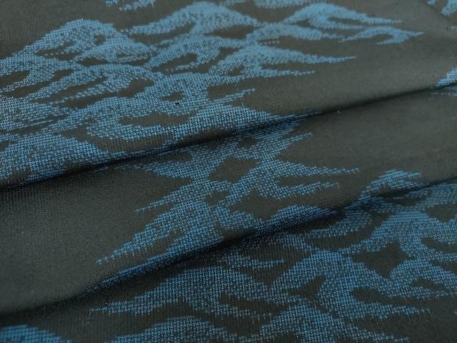 平和屋着物●本場大島紬　9マルキ　遠山文　正絹　逸品　DAAS3850ps