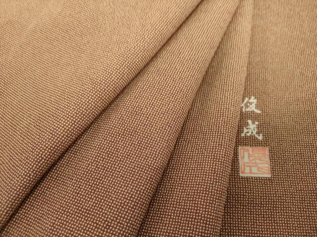 平和屋着物●江戸小紋　作家物　行儀　正絹　逸品　DAAS3888ps