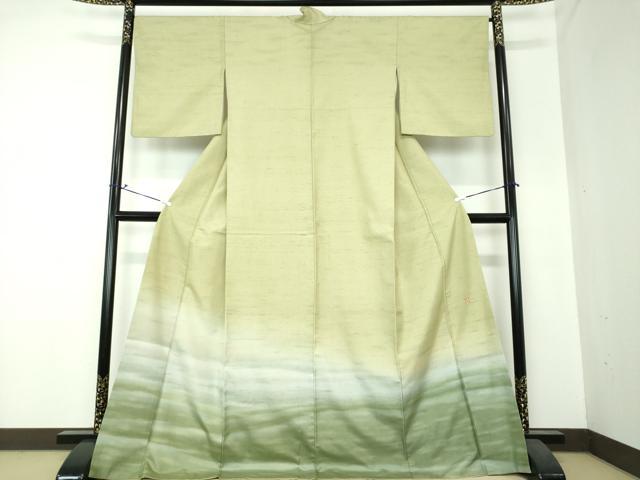 平和屋着物○石川県指定無形文化財 牛首紬 白山工房 手織り たたき