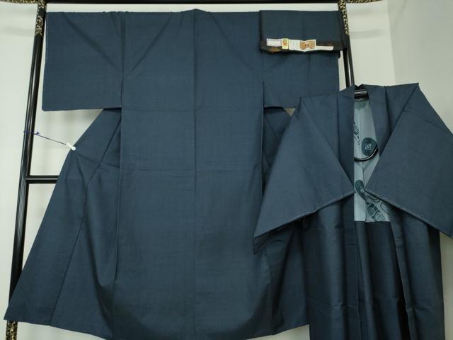 平和屋着物●男性　本場大島紬　アンサンブル　長羽織　100亀甲　総詰め　新納光夫作　証紙付き　正絹　逸品　未使用　DAAS3940ps