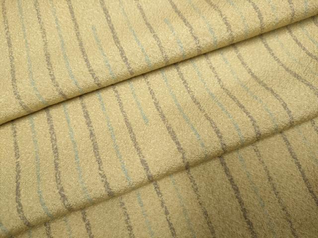 平和屋着物▽小紋　単衣　縞　洗える着物　DAAS4010du