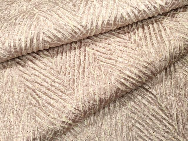 平和屋着物●名門　藤娘きぬたや・総絞り　杢目絞り　小紋　正絹　逸品　DAAS7733fe