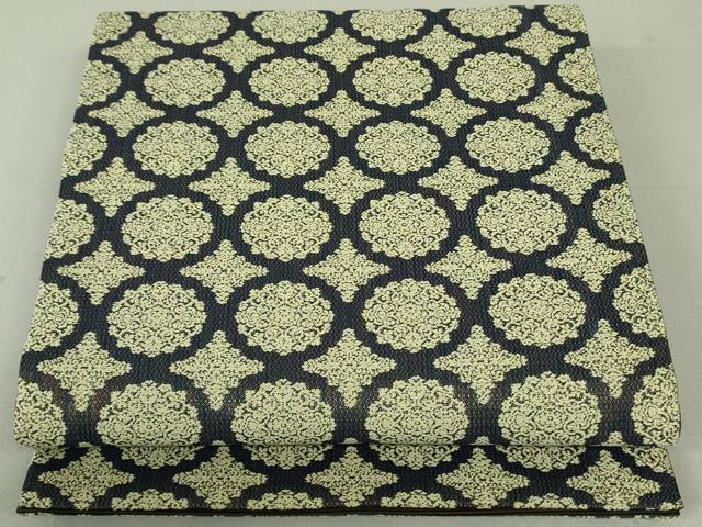 平和屋着物●両面　全通柄袋帯　正倉院花文　金糸　正絹　逸品　DAAT0168ob