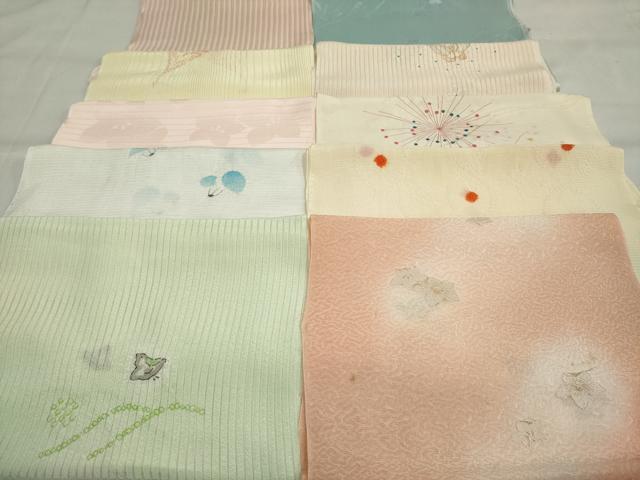 平和屋着物＊夏物　和装小物　帯揚げ10枚　全て正絹　逸品　DAAT0656by