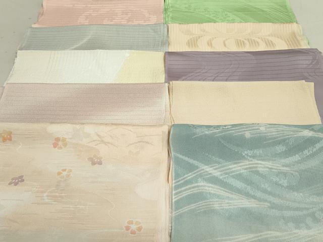 平和屋着物＊夏物　和装小物　帯揚げ10枚　正絹　逸品　DAAT0933by