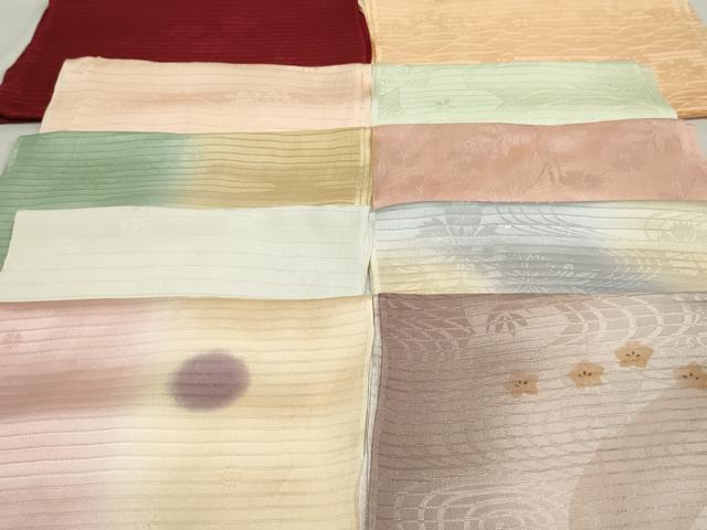 平和屋着物＊夏物　和装小物　帯揚げ10枚　正絹　逸品　DAAT0991by