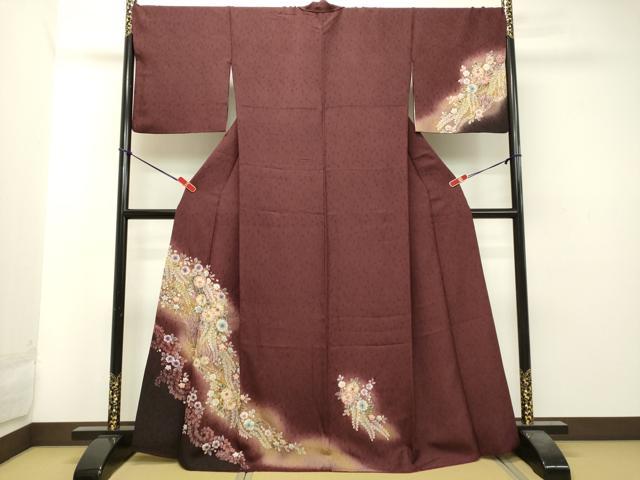 平和屋着物●訪問着　絞り　辻が花　暈し染め　鈴乃屋扱い　正絹　逸品　DAAT1041tw