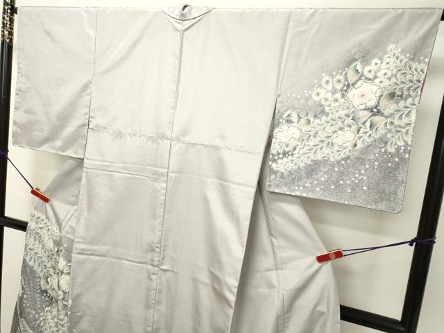 平和屋着物●訪問着　生紬　辻が花　正絹　逸品　未使用　CAAX4642ut 平和屋着物○本場縞大島紬 訪問着 絞り 辻が花 正絹 逸品 DAAT1126tw