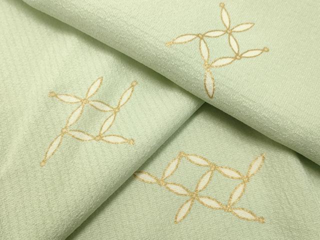 平和屋着物●上質な小紋　七宝文　金彩　正絹　逸品　DAAT1144tw
