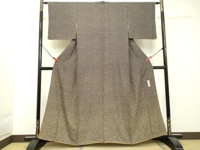 平和屋着物●伊勢型名人　南部究俳　訪問着　霞文　やまと誂製　正絹　逸品　DAAT1154tw