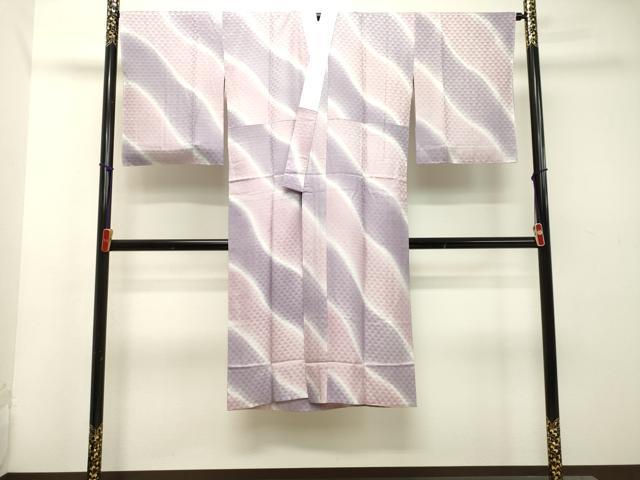 平和屋着物●長襦袢　袷　鱗地紋　暈し染め　さが美扱い　正絹　逸品　DAAT1183tw