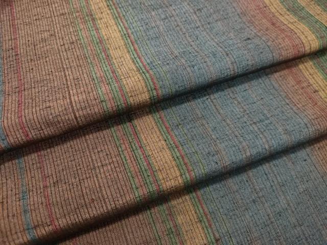 平和屋着物●上質な紬　間道　正絹　逸品　DAAT1208tw