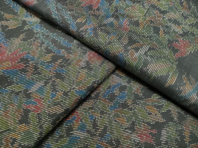 平和屋着物●本場大島紬　笹文　正絹　逸品　DAAT1221tw