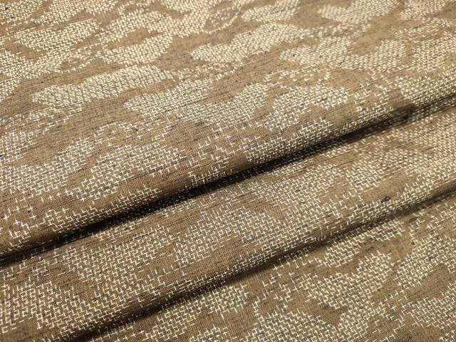 平和屋着物●上質な紬　抽象文様　正絹　逸品　DAAT1333tw