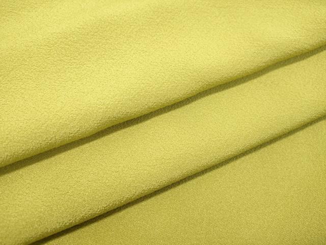 平和屋着物●上質な色無地　抹茶色　正絹　逸品　未使用　DAAT1362tw