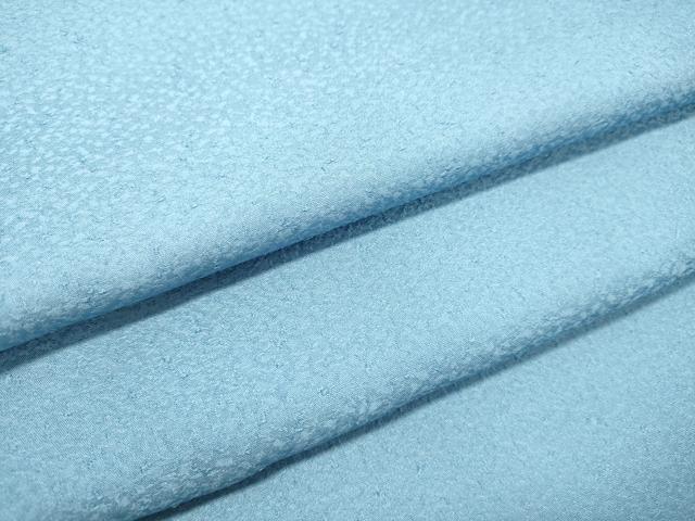 平和屋着物●上質な色無地　紋意匠　ヘブンリーブルー色　正絹　逸品　DAAT1365tw