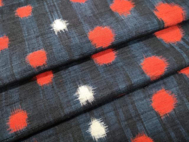 平和屋着物●上質な紬　丸文　正絹　逸品　未使用　DAAT1377tw