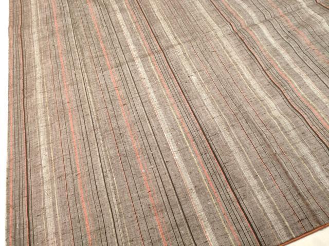 平和屋着物●上質な紬　間道　正絹　逸品　DAAT1454tw