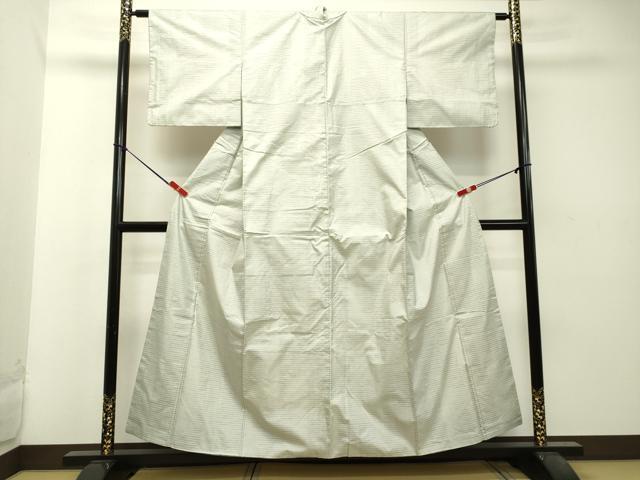 平和屋着物□本場大島紬 9マルキ 幾何学文様 正絹 逸品 AAAY7204fw