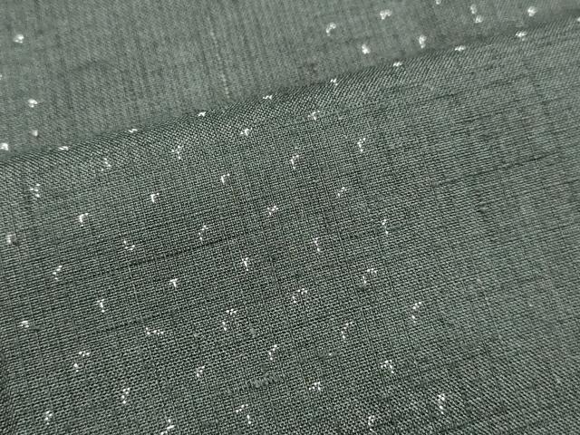 平和屋着物○銀座世きね 上質な紬 変わり市松文様 正絹 逸品