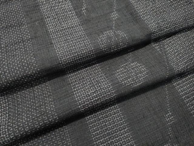 平和屋着物●結城紬　80亀甲　簪　正絹　逸品　DAAT1499tw