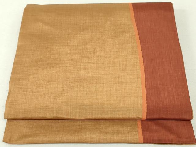 平和屋着物●西陣　名門木屋太　今河織物　六通柄袋帯　間道　証紙付き　正絹　逸品　DAAT7756ob