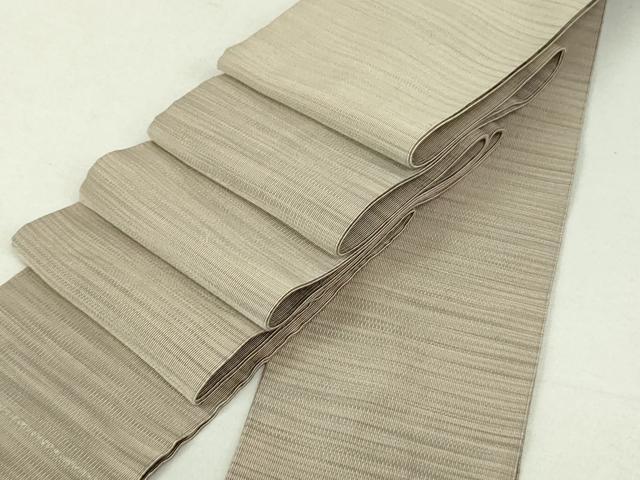 平和屋着物●爪掻き本綴れ　男性　角帯　霞文　正絹　逸品　DAAT7775ob