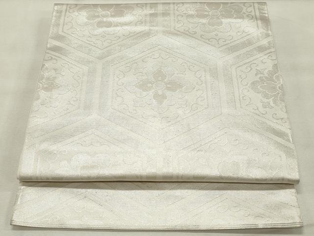 平和屋着物●西陣　川島織物　六通柄　本袋帯　亀甲花唐草文　金糸　正絹　逸品　DAAT7879ob