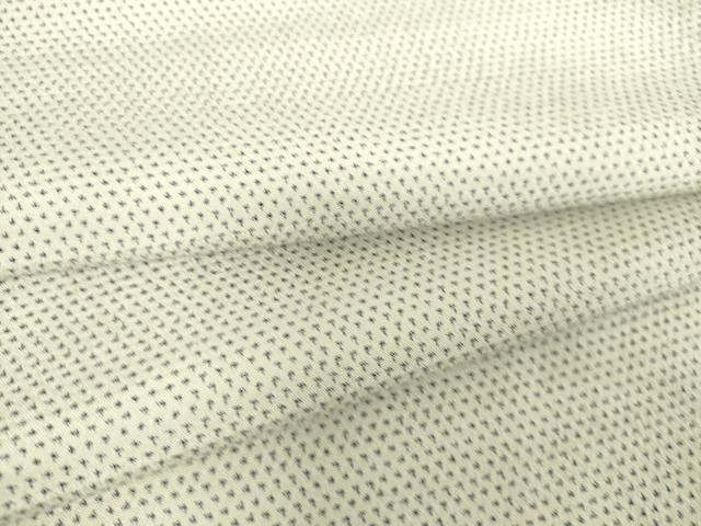 平和屋着物▽男性　本塩沢　単衣　蚊絣　正絹　逸品　DAAT9002az