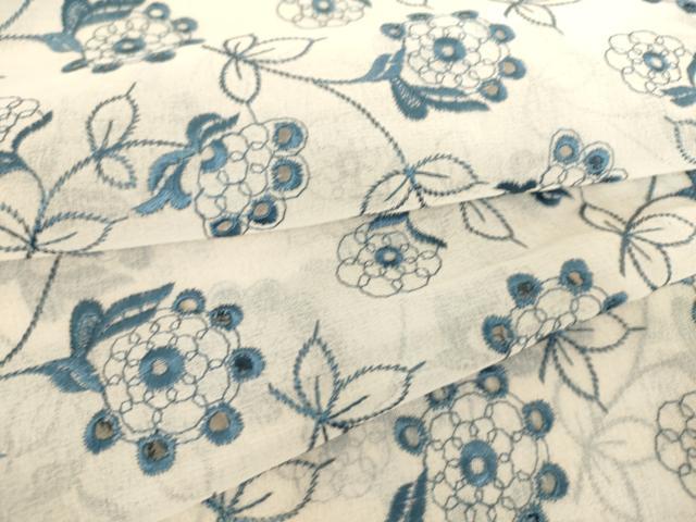 平和屋着物▽羽織　スリーシーズン　春夏秋　塵除け　総レース　草花文　DAAT9019az