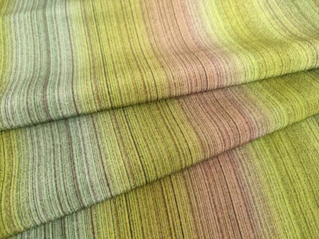 平和屋着物▽小紋　単衣　縞　洗える着物　DAAT9164az