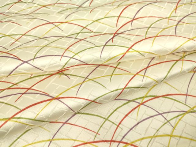 平和屋着物▽上質な小紋　単衣　芝文　正絹　逸品　DAAT9500az