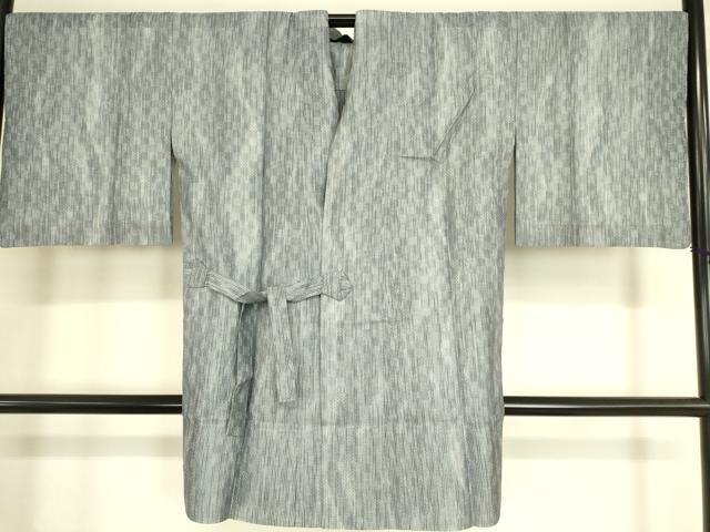 平和屋着物▽道中着　スリーシーズン　春夏秋　塵除け　霞文　ロング丈　正絹　逸品DAAT9536az