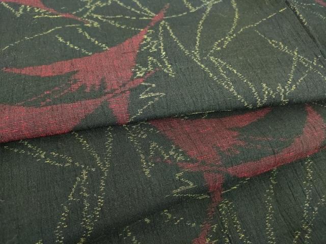 平和屋着物▽上質な紬　単衣　飛鳥文　正絹　逸品　DAAT9710az