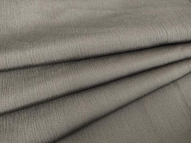 平和屋着物▽男性　お召　単衣　源氏鼠色　正絹　逸品　DAAT9916az