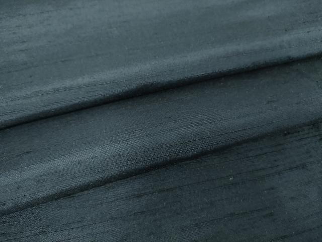 平和屋着物▽男性　紬　単衣　濃藍色　正絹　逸品　DAAT9939az