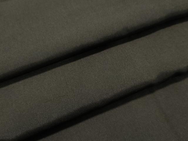 平和屋着物●男性　黒紋付　正絹　逸品　DAAU0562tw