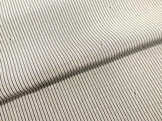 平和屋着物○伝統工芸士 保科祐彩 江戸小紋 縞 反端付き