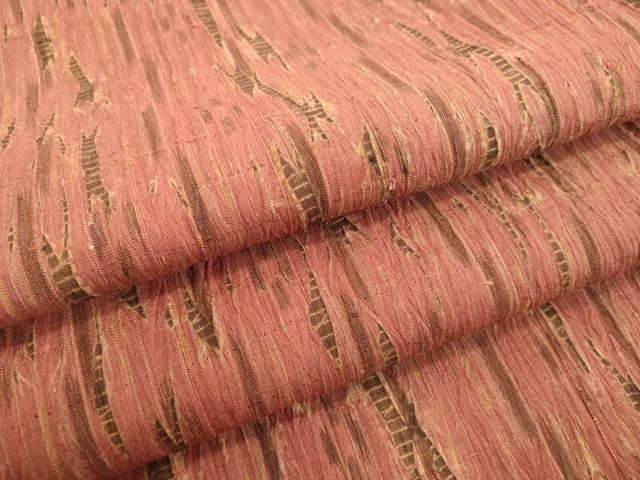 平和屋着物●上質な紬　竜巻絞り　間道　正絹　逸品　DAAU0724tw