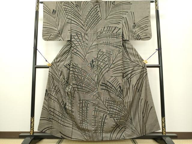 平和屋着物●本場大島紬　白大島　9マルキ　流水文　正絹　逸品　未使用　CAAZ2515ut 平和屋着物○本場大島紬 白大島 9マルキ 流線文 正絹 逸品 CAAS8473vf