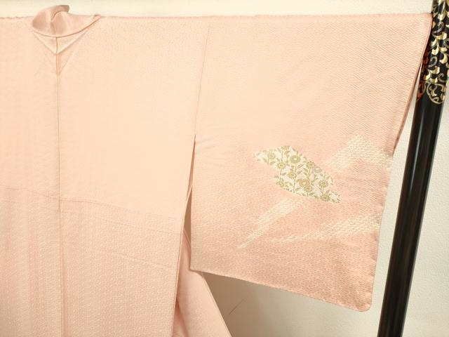 平和屋着物○総刺繍 訪問着 花篭文 黒地 正絹 逸品 AABC6037ph 平和屋