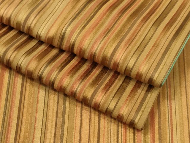 平和屋着物●上質な小紋　縞　正絹　逸品　DAAU3947du