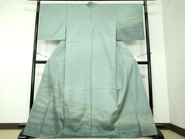 平和屋着物●本場染大島紬　訪問着　霞文　やまと誂製　正絹　逸品　未使用　DAAU5048ps