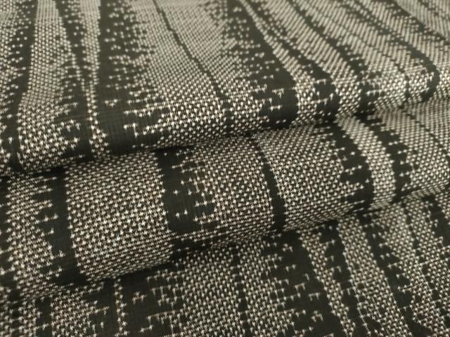 平和屋着物●本場大島紬　7マルキ　変わり縞　正絹　逸品　未使用　DAAU5087ps