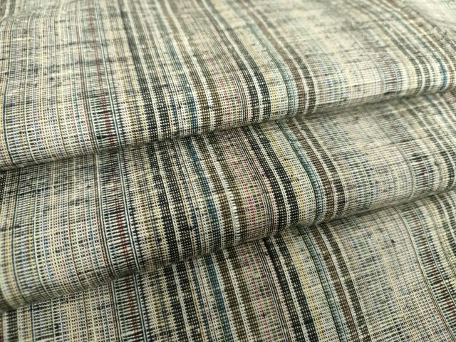 平和屋着物●上質な紬　間道　正絹　逸品　DAAU5093ps