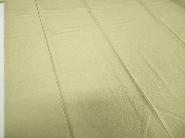 平和屋着物○上質な色無地 若芽色 正絹 逸品 DAAU5207ps