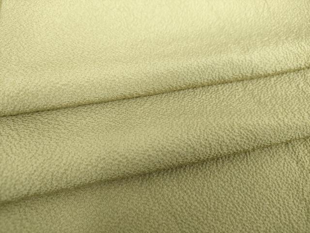 平和屋着物○上質な色無地 若芽色 正絹 逸品 DAAU5207ps