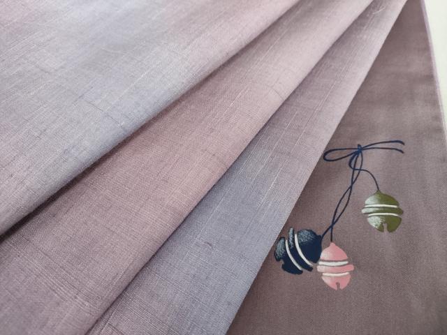 平和屋着物●菅原工房　菅原結作　漢方染紬　霞文　正絹　逸品　DAAU5223ps