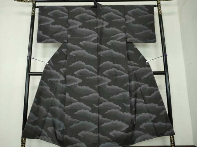 平和屋着物●本場大島紬　訪問着　雲重ね　正絹　逸品　未使用　DAAU5236ps
