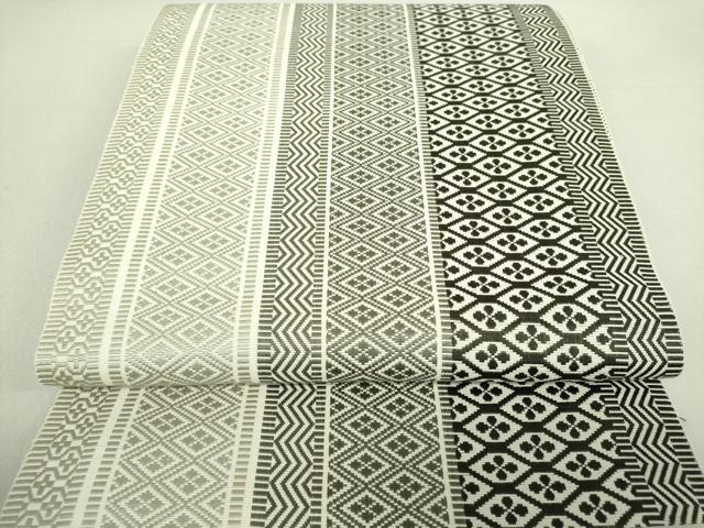 平和屋着物●本場筑前博多織　八寸名古屋帯　吉祥間道　正絹　逸品　未使用　DAAU5455ps